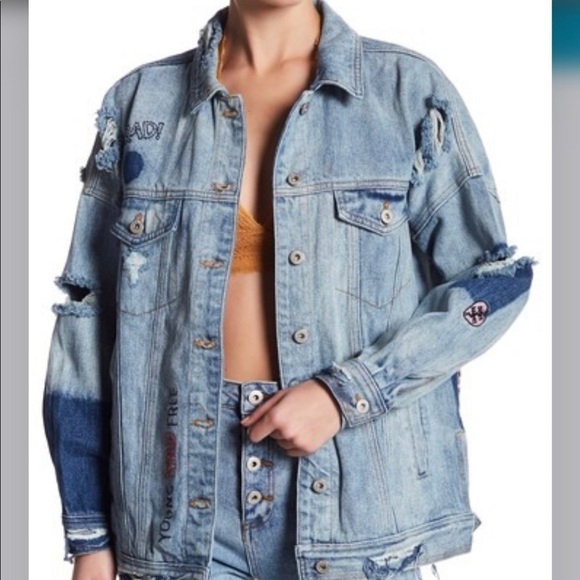 Dance & Marvel | Jackets & Coats | Dance Marvel Distressed Boyfriend ...